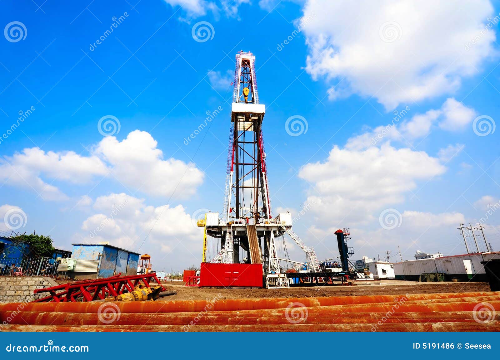 Drilling rig stock photo. Image of gasoline, petroleum - 5191486