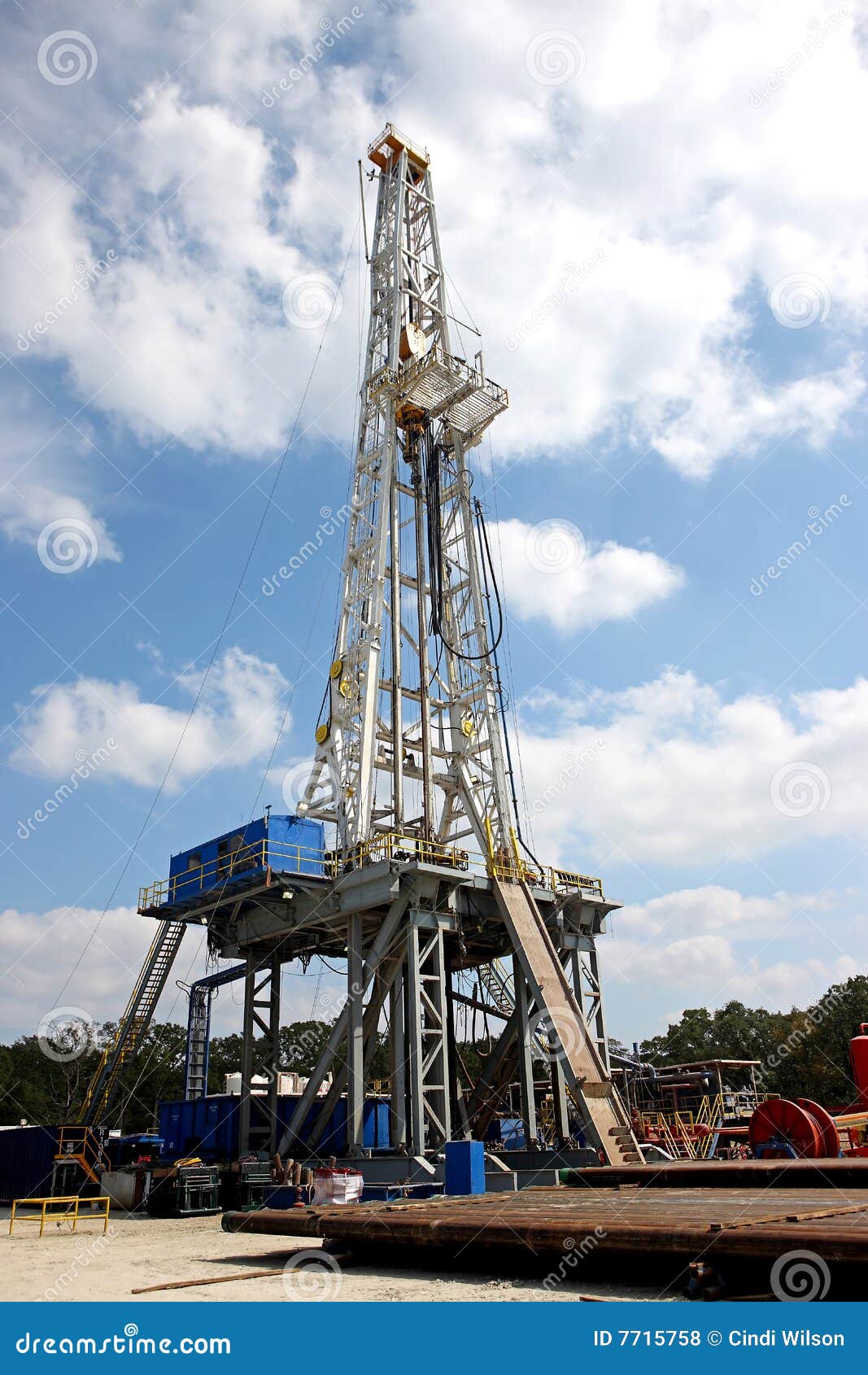 Drilling Rig Royalty Free Stock Photos - Image: 7715758