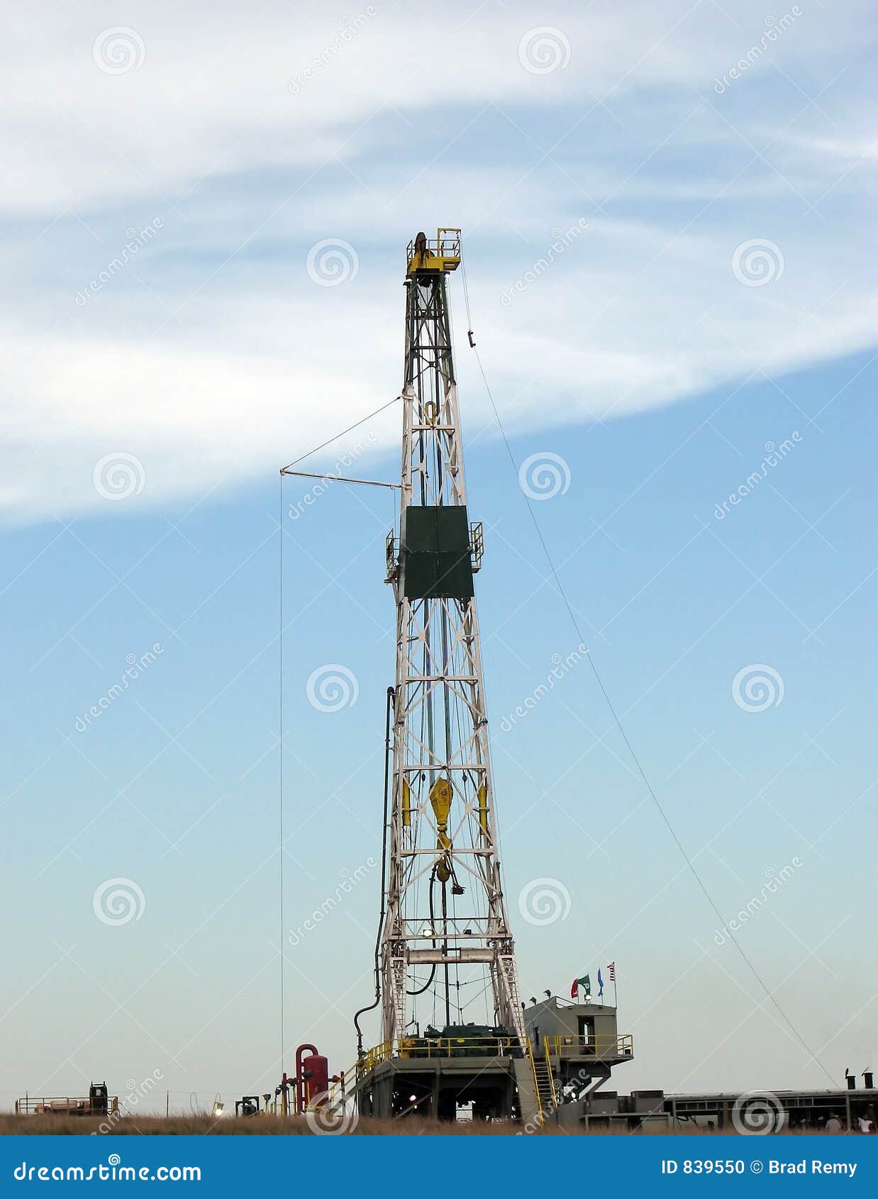 Drilling Rig stock photo. Image of electricity, blue, industry - 839550