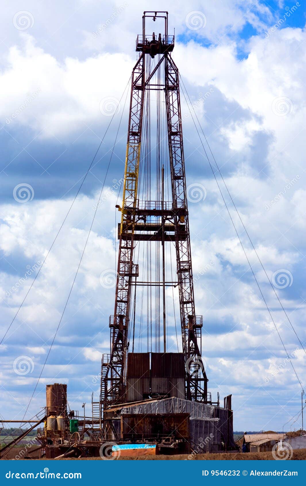 Drilling rig stock photo. Image of power, construction - 9546232