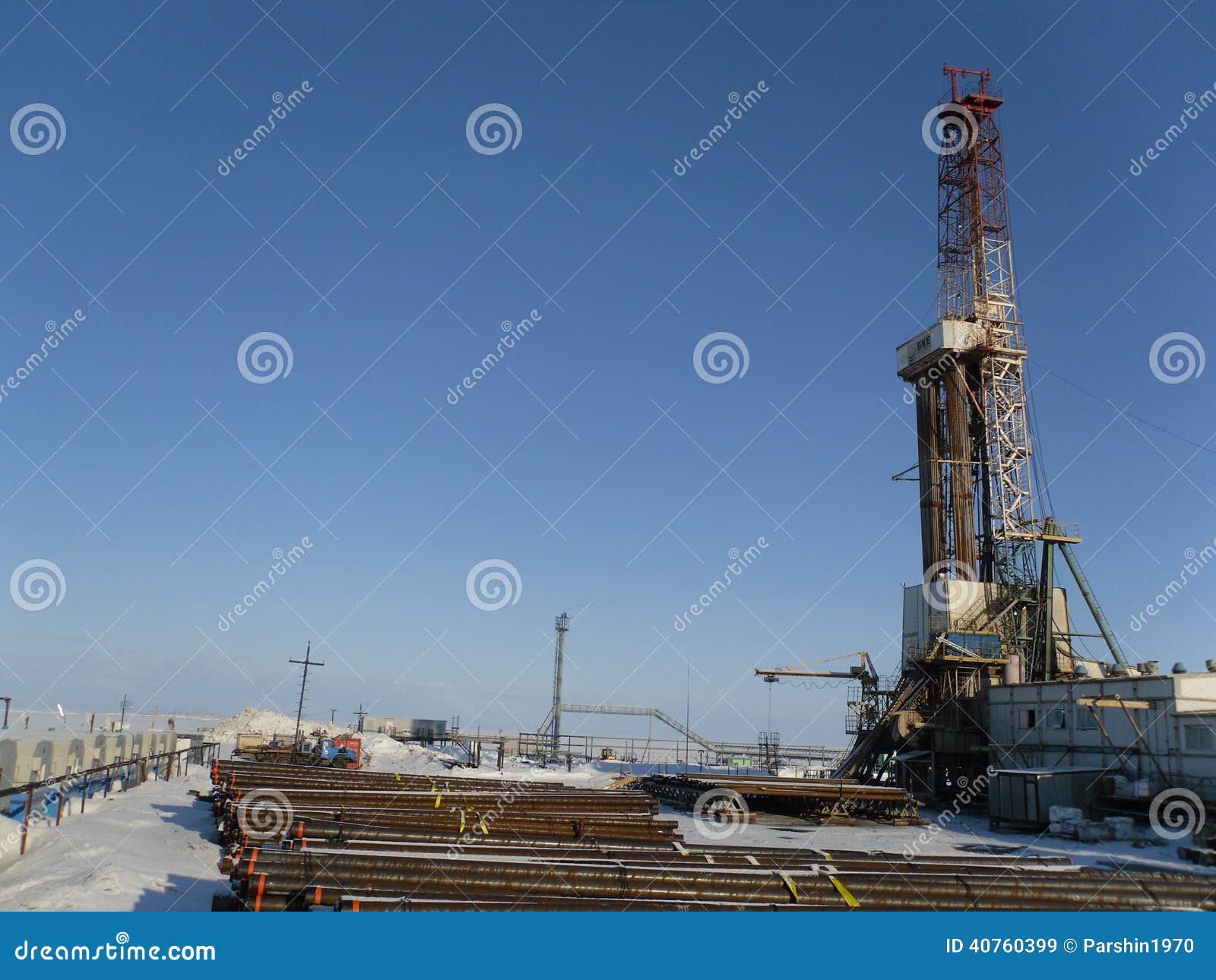 Drilling rig, BU-5000 editorial stock image. Image of drilling - 40760399