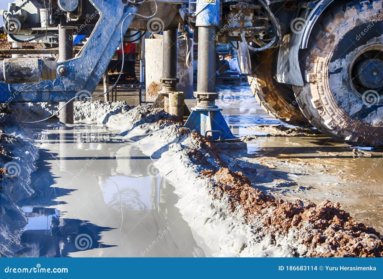 Drilling Rig. Drilling Deep Wells. Coring Stock Photo - Image of arctic ...