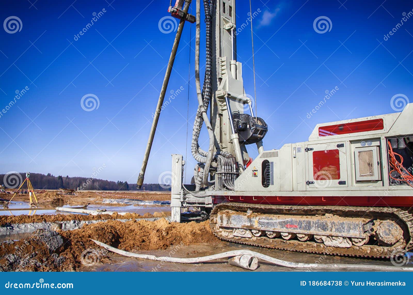 Drilling Rig. Drilling Deep Wells. Coring Stock Photo - Image of deep ...