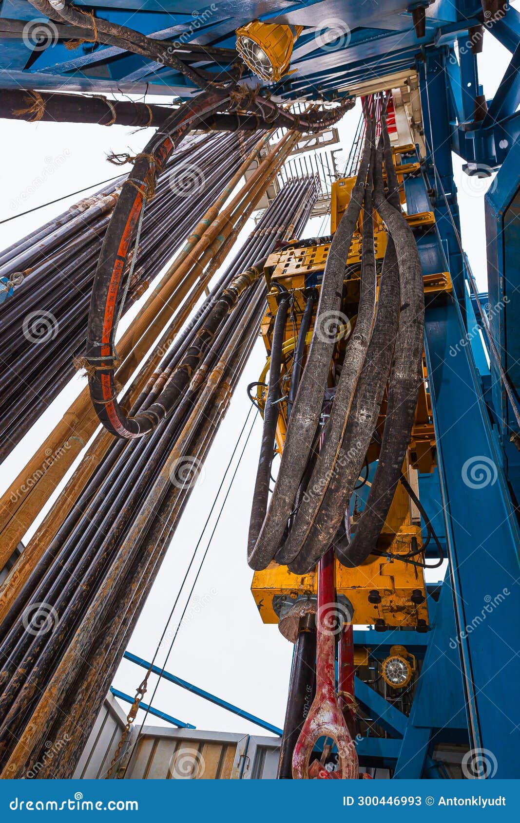 View Inside the Onshore Drilling Platform Stock Image - Image of drill ...