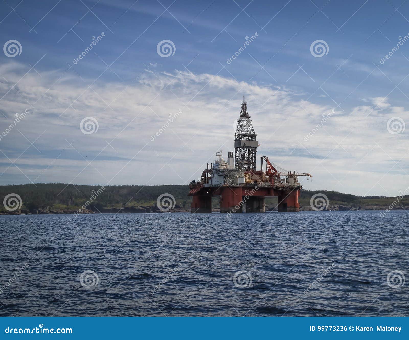 Drilling Rig stock photo. Image of offshore, energy, drilling - 99773236