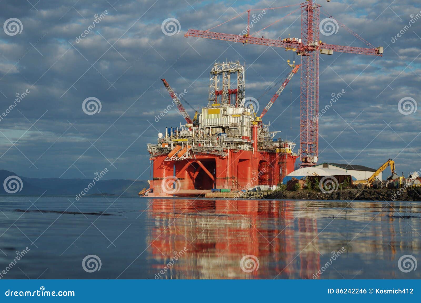 Drilling rig stock photo. Image of power, resources, work - 86242246