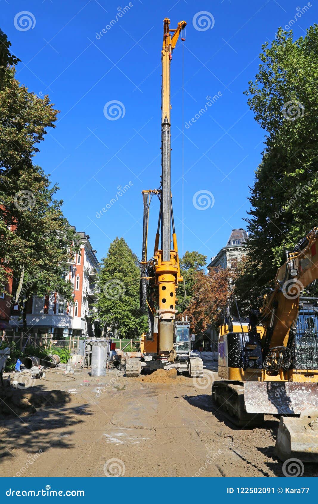 Sewer_drilling stock image. Image of safety, basement - 122502091
