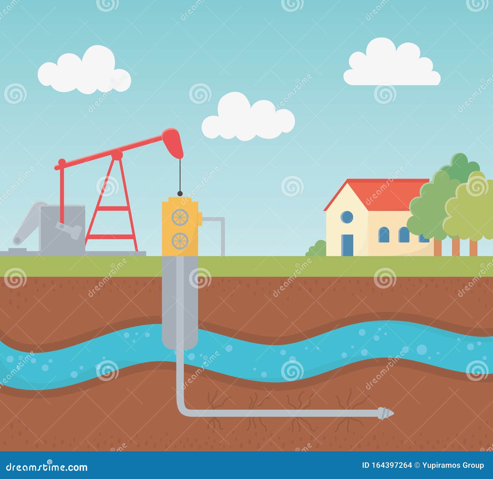 Oil Drilling Exploration Concept Engineer Writing On The Paper I ...