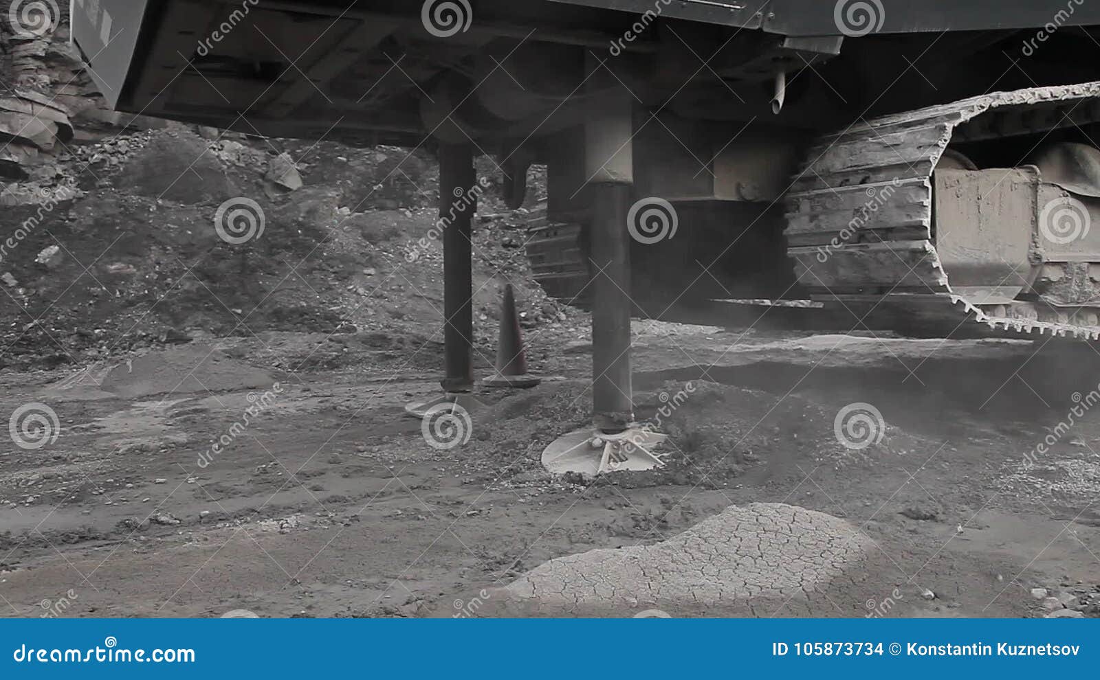 The Drilling Rig is Torn Off the Ground Stock Footage - Video of ...