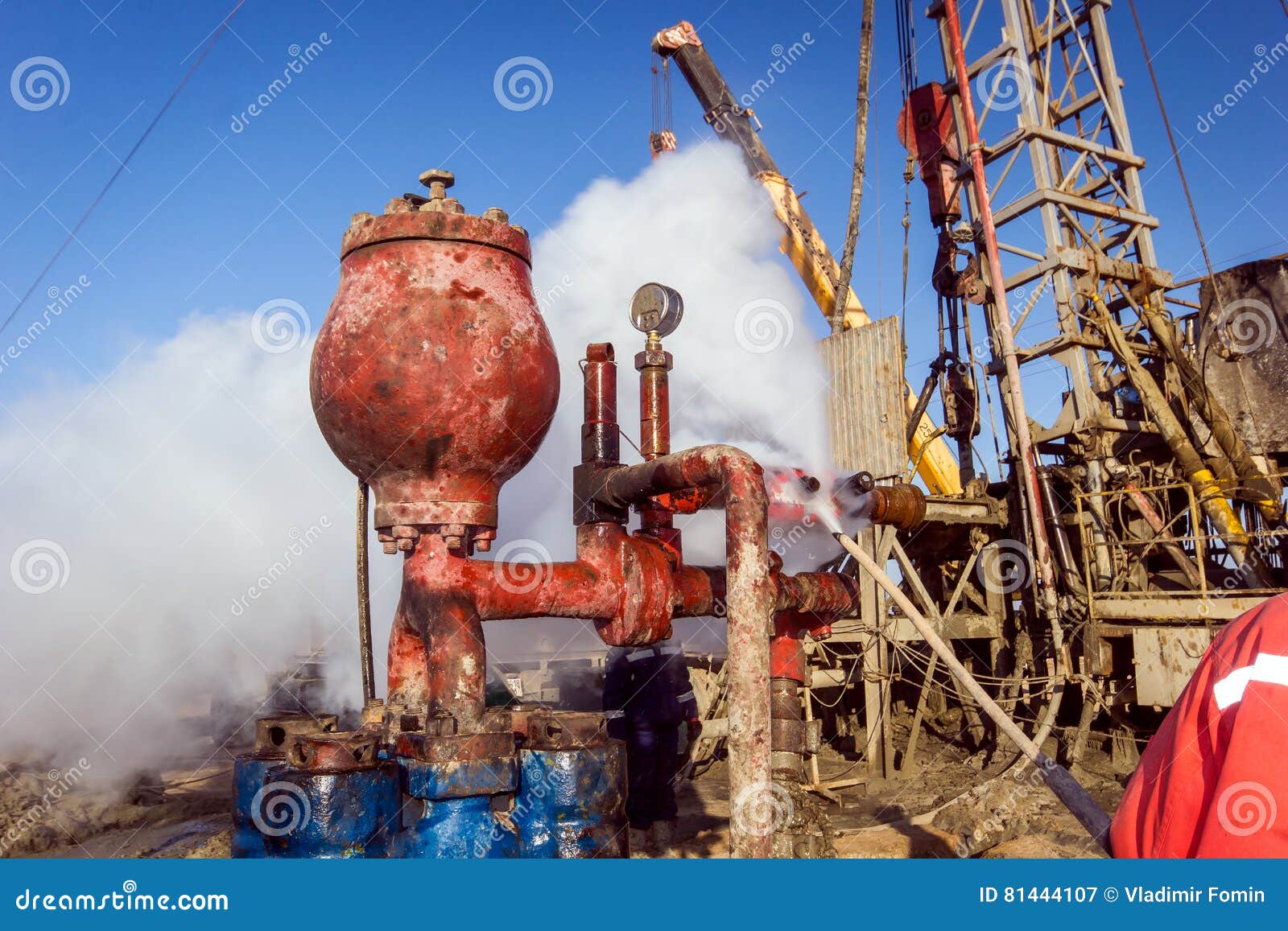 Drilling rigs. stock image. Image of burned, asia, southern - 81444107