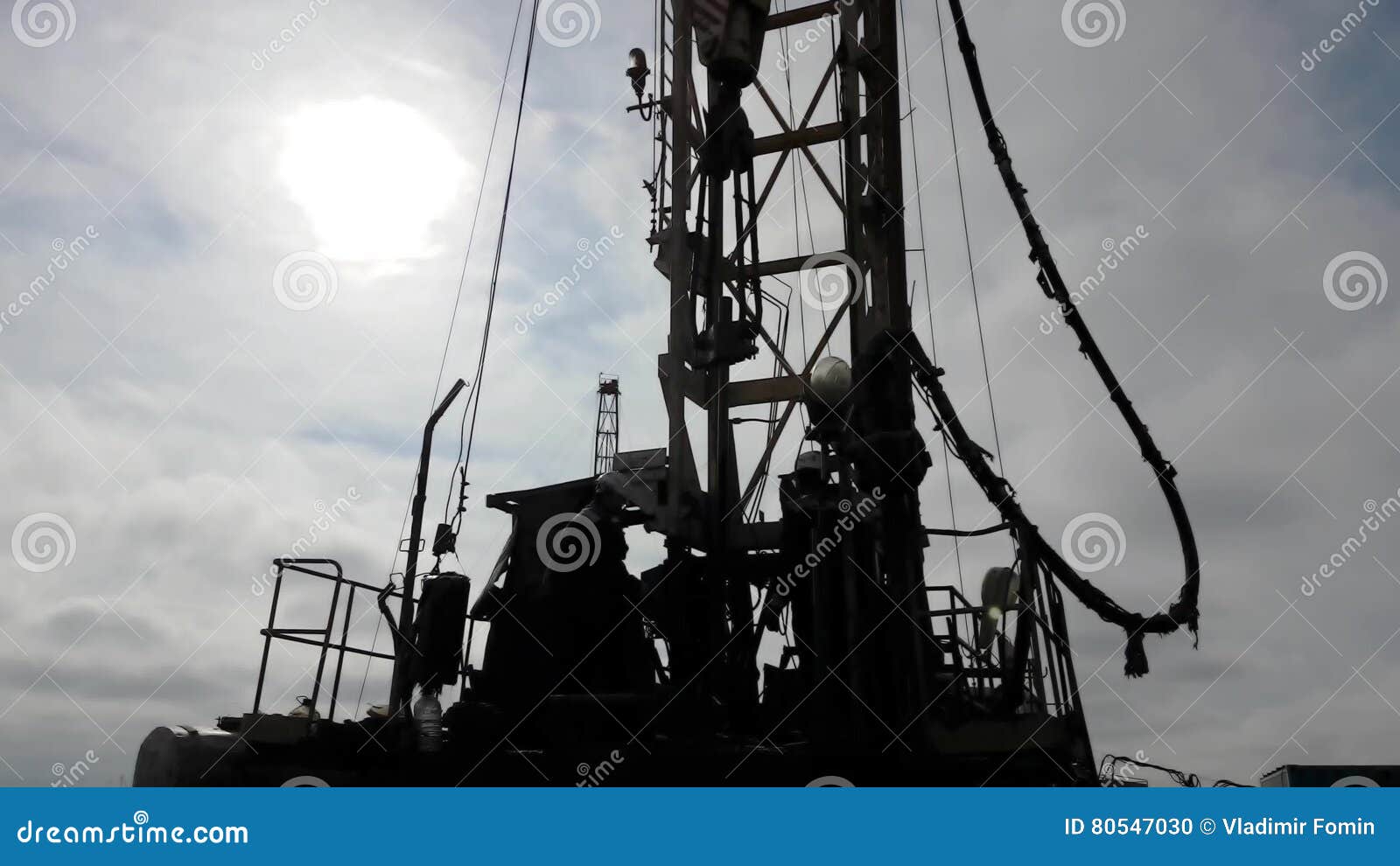 Drilling rigs. stock footage. Video of workers, windows - 80547030