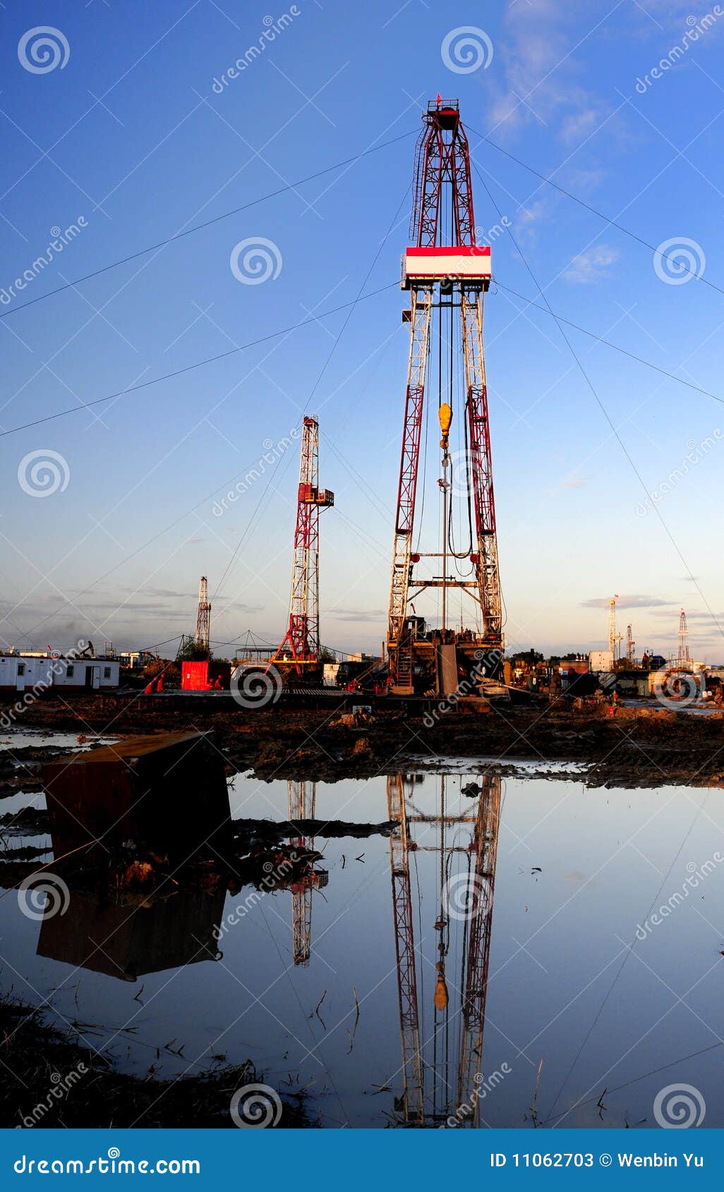Drilling tower stock image. Image of patch, gasoline - 11062703