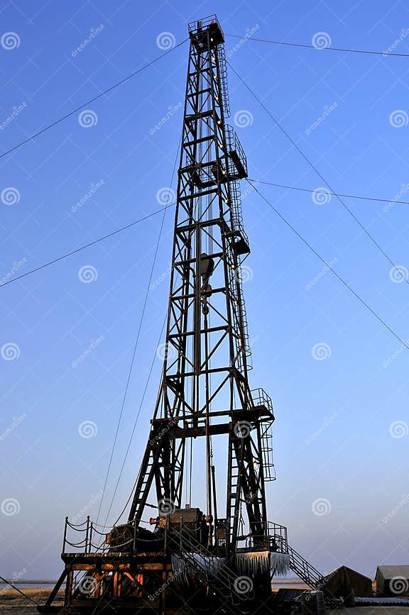 Drilling tower stock image. Image of bore, industry, gush - 11849139