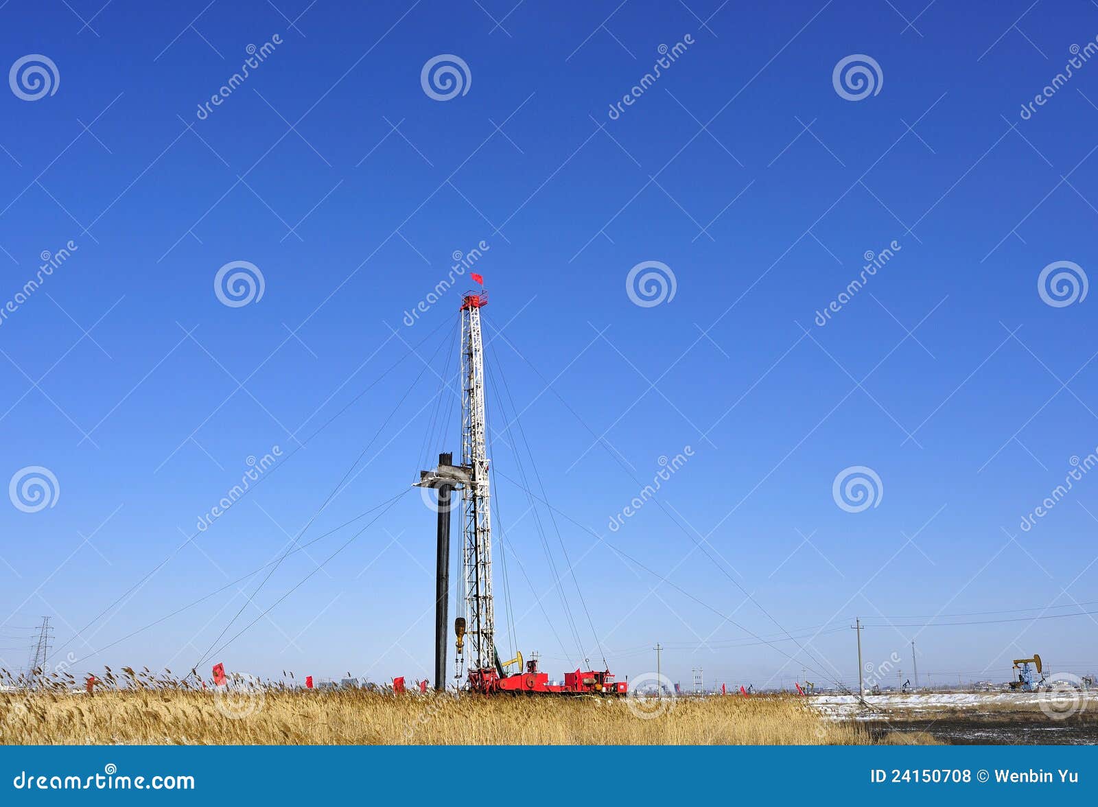 Drilling tower stock photo. Image of drill, industry - 24150708
