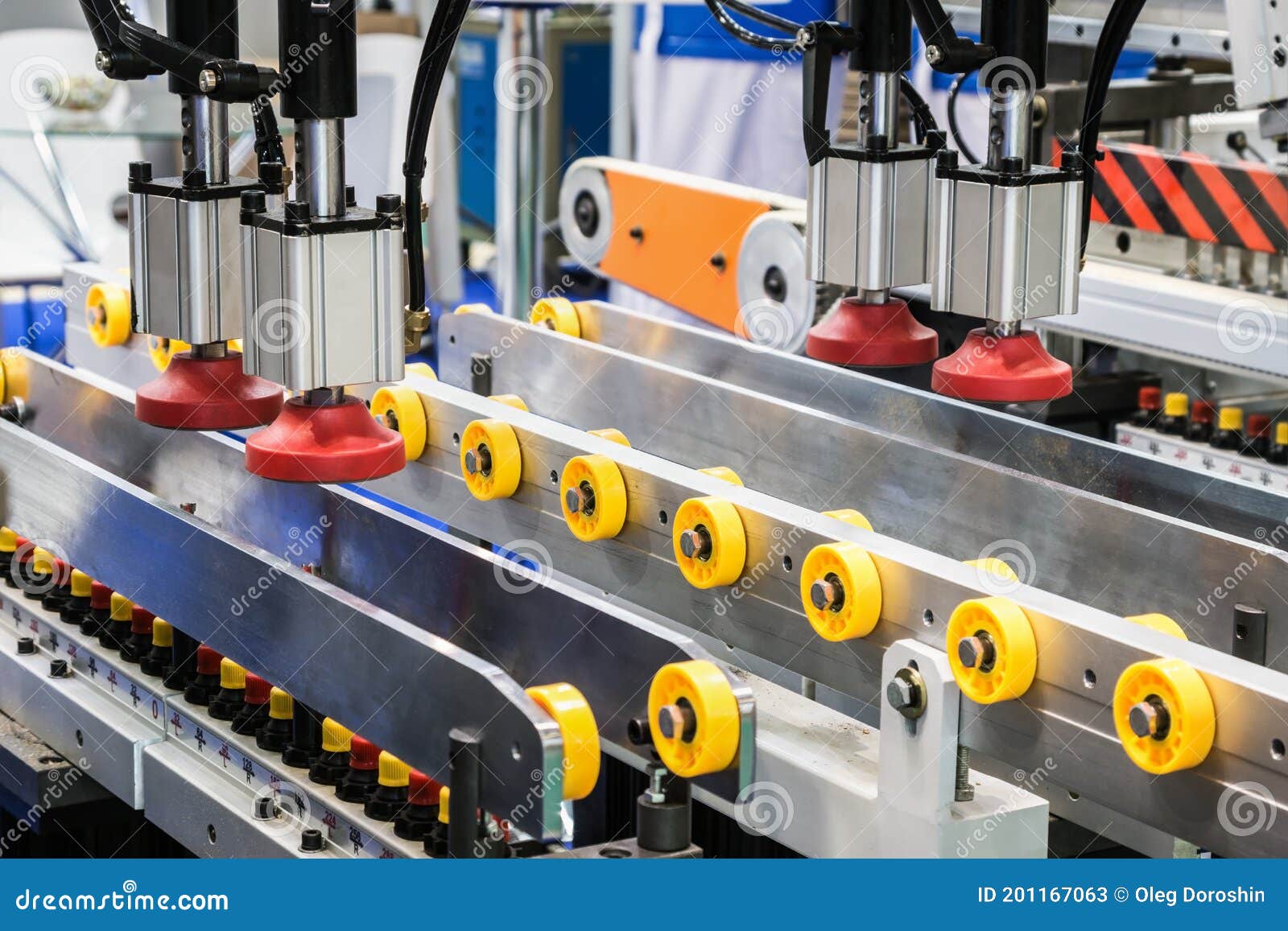 The Drilling and Welding Machine is Located in the Wood Stock Image ...