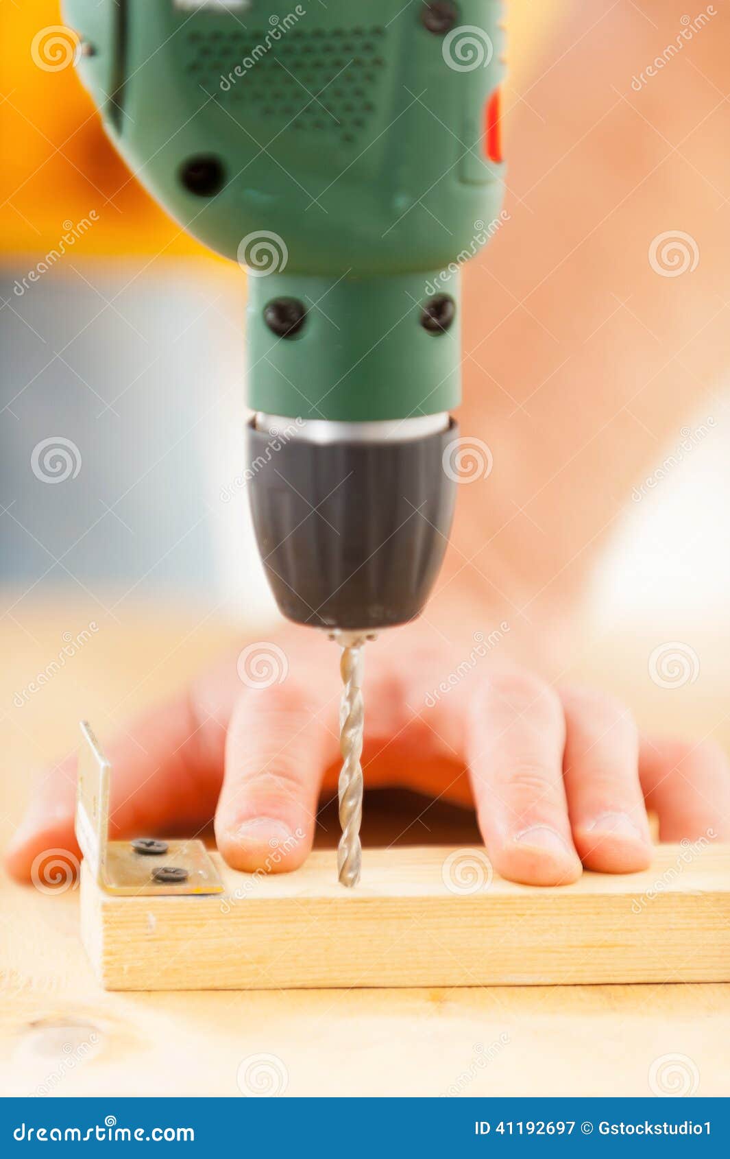 Drilling work. stock image. Image of manual, maintenance - 41192697