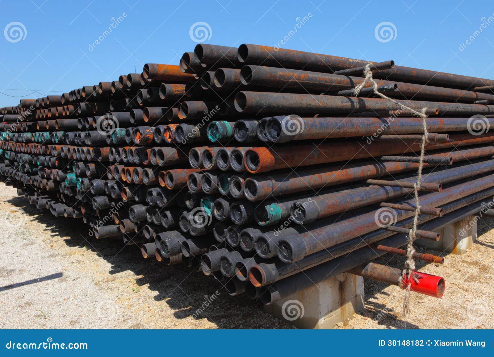 Drillpipe stock photo. Image of couplings, deck, liners - 30148182