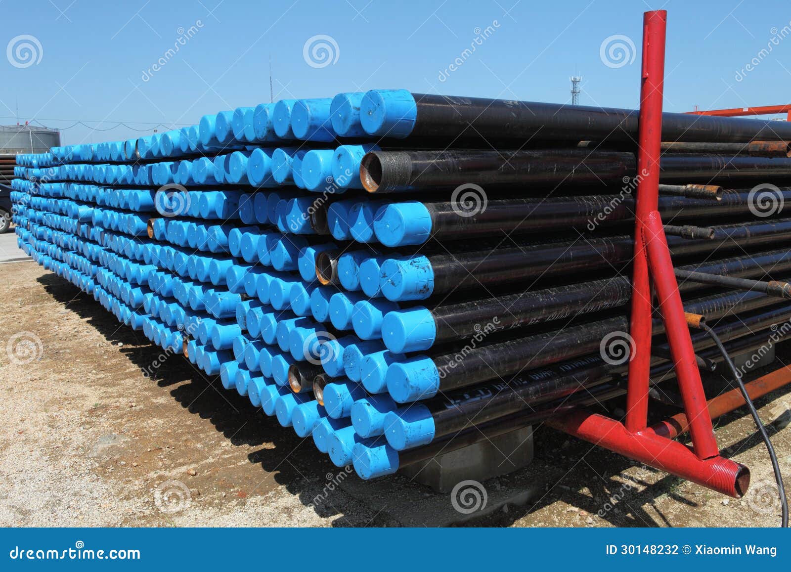 Drillpipe stock photo. Image of connection, collars, oilfield - 30148232