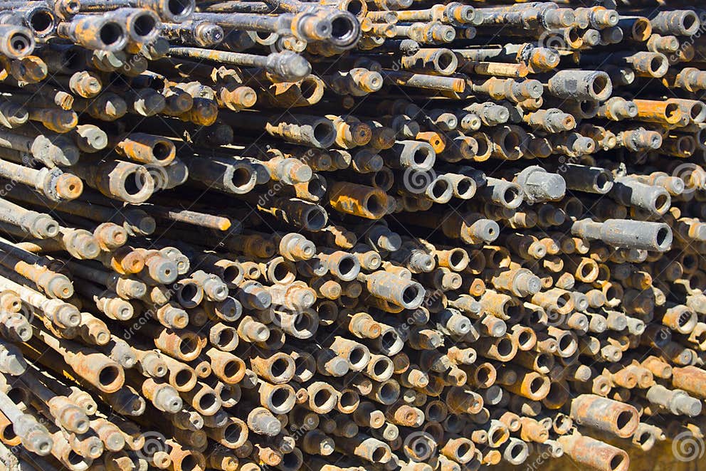 Drillpipe stock image. Image of pipe, field, tubular - 34971485