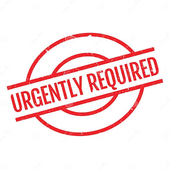 Dringend Erforderlicher Stempel Vektor Abbildung - Illustration von ...