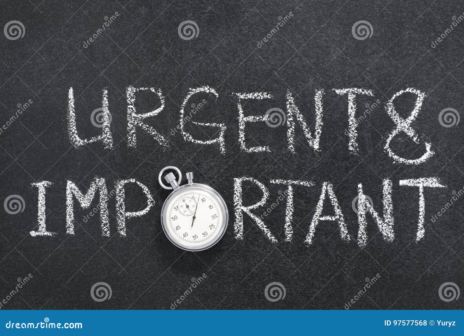 Dringend und wichtig stockfoto. Bild von bedeutung, exakt - 97577568