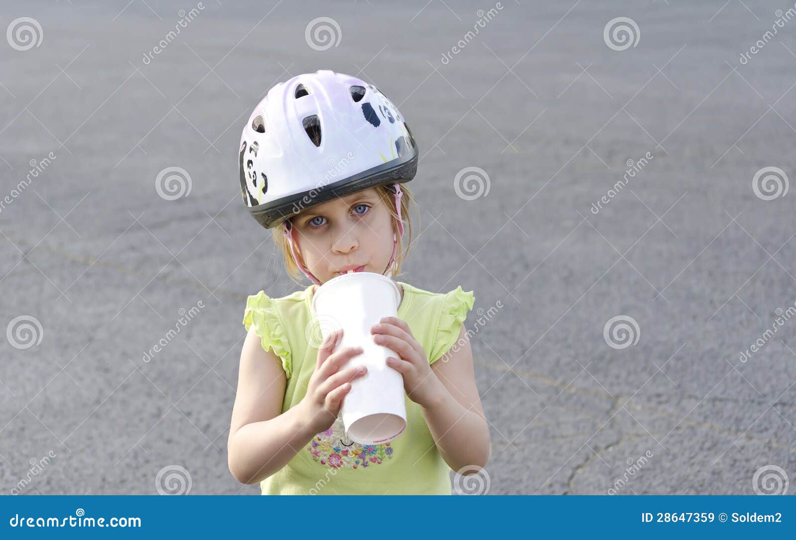 Drink break stock image. Image of bike, cute, cycle, adorable - 28647359
