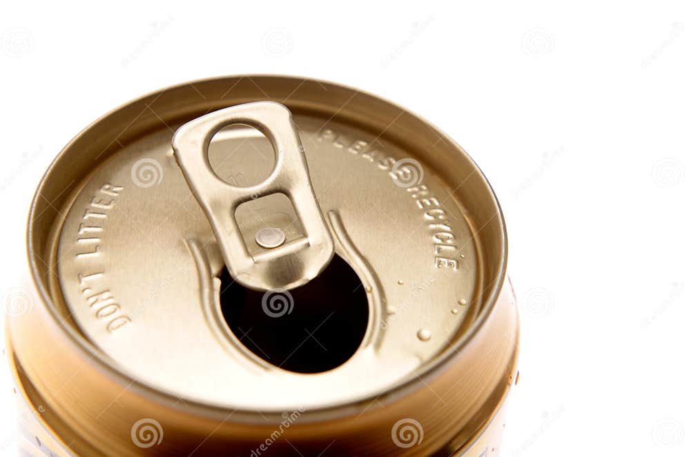 Drink can stock photo. Image of cylinder, path, single - 4281938