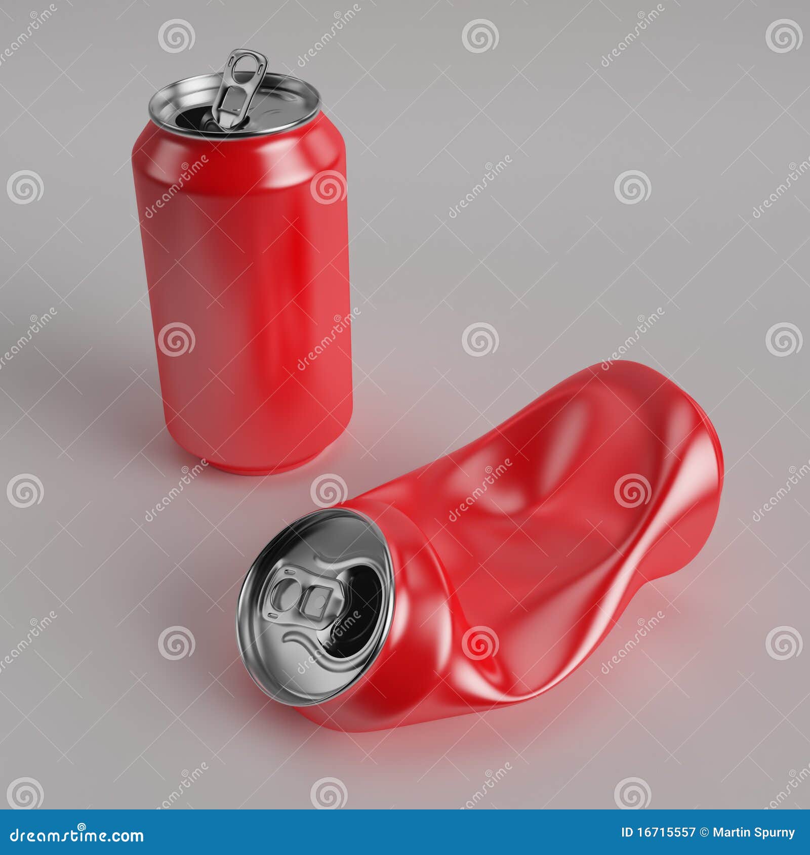 Drink can deformed stock illustration. Illustration of soda - 16715557