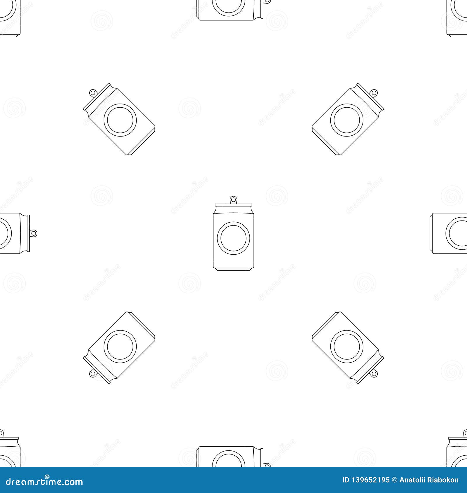 Drink Can Pattern Seamless Vector Stock Vector - Illustration of cola ...