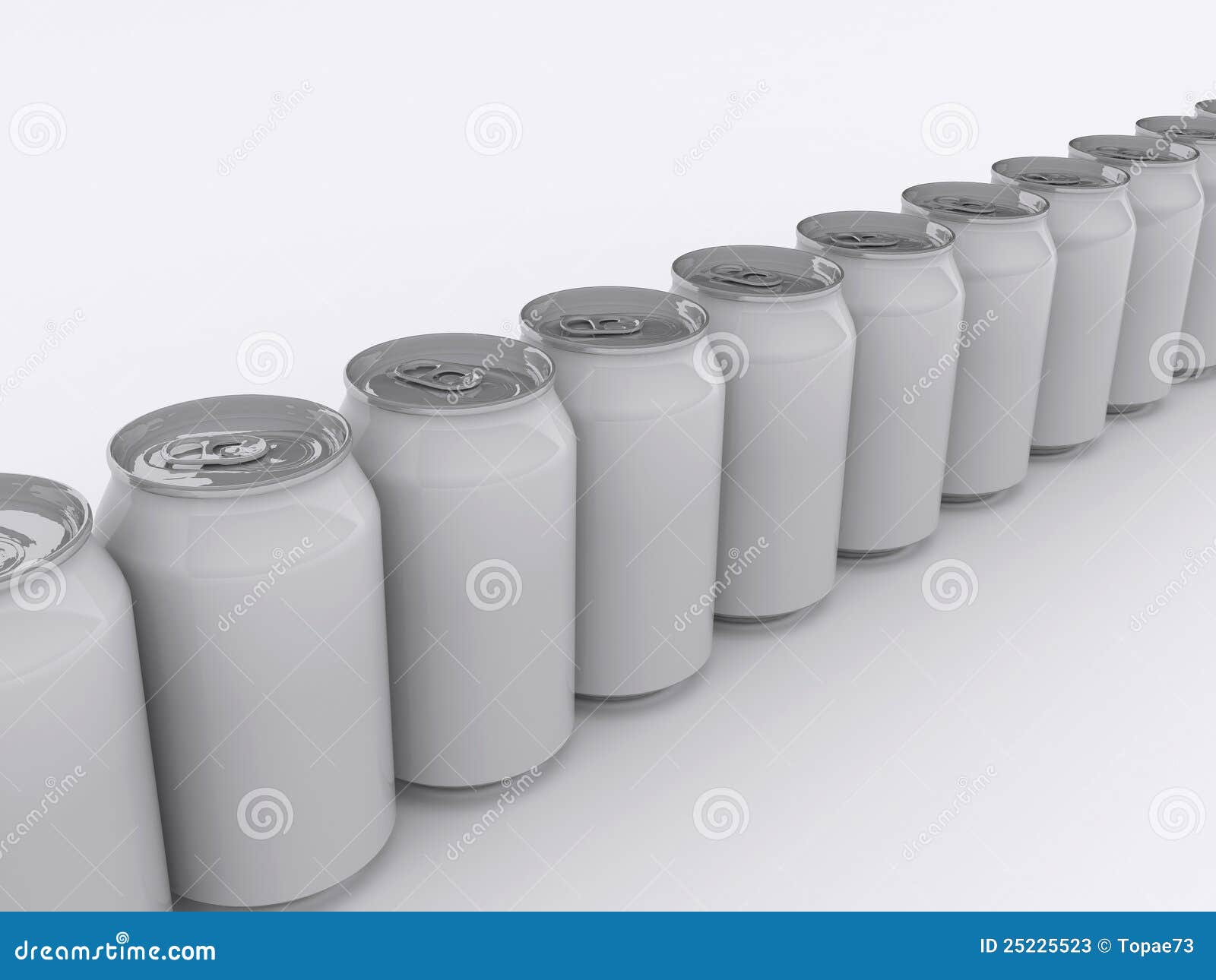 Drink cans in a row stock image. Image of container, metal - 25225523