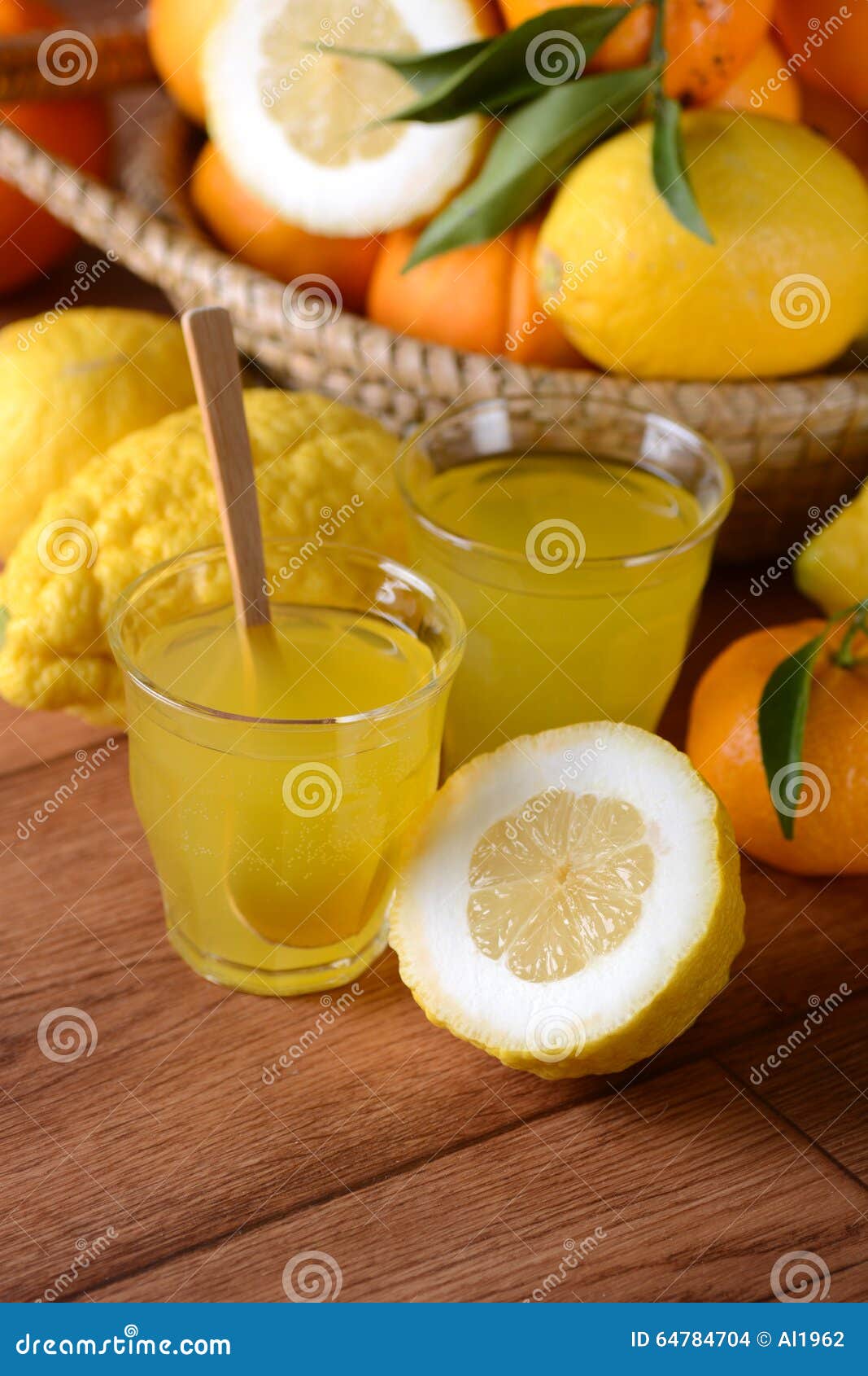 Drink with citron juice stock photo. Image of organic - 64784704