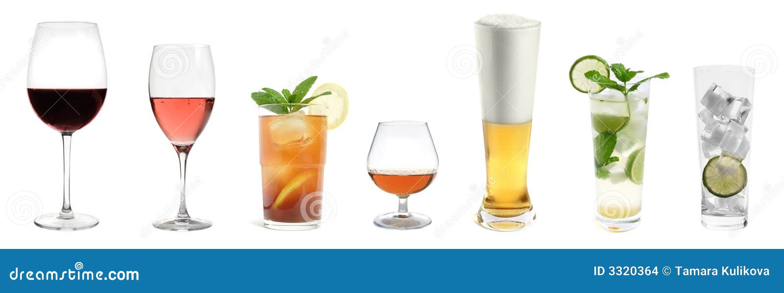 Drink collection isolated stock photo. Image of water - 3320364