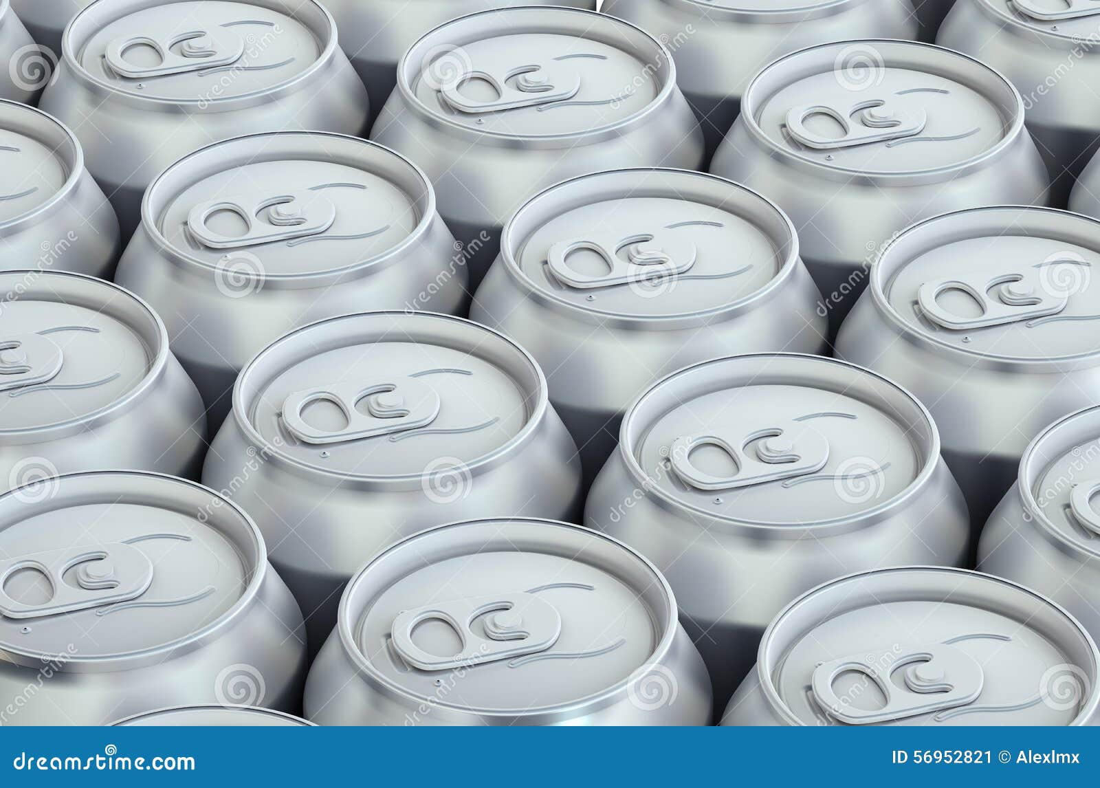 Metallic Cans Vector. Food Tincan Ribbed Metal Tin Can, Canned Food ...