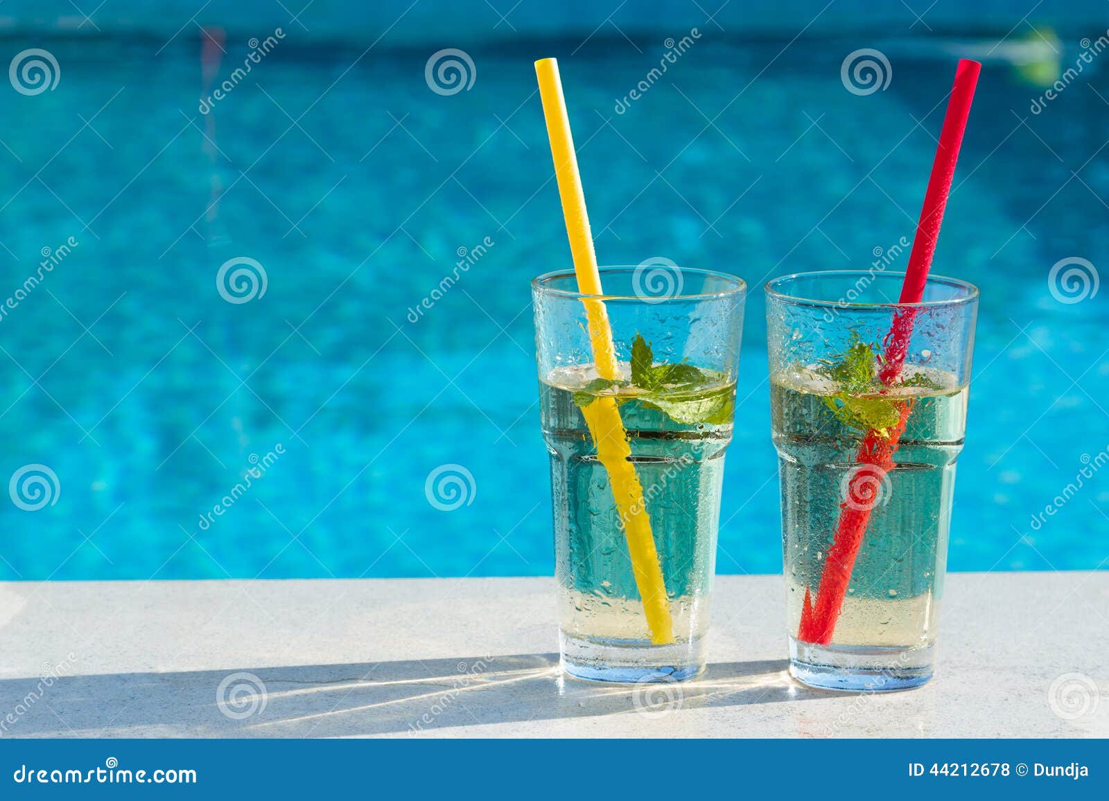Drink by the pool stock photo. Image of holiday, juice - 44212678