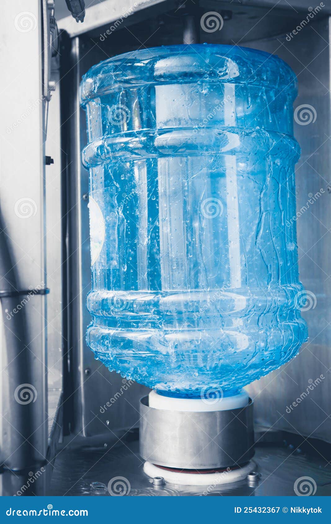 Drink Water Production Line Stock Image - Image of bottle, canister ...