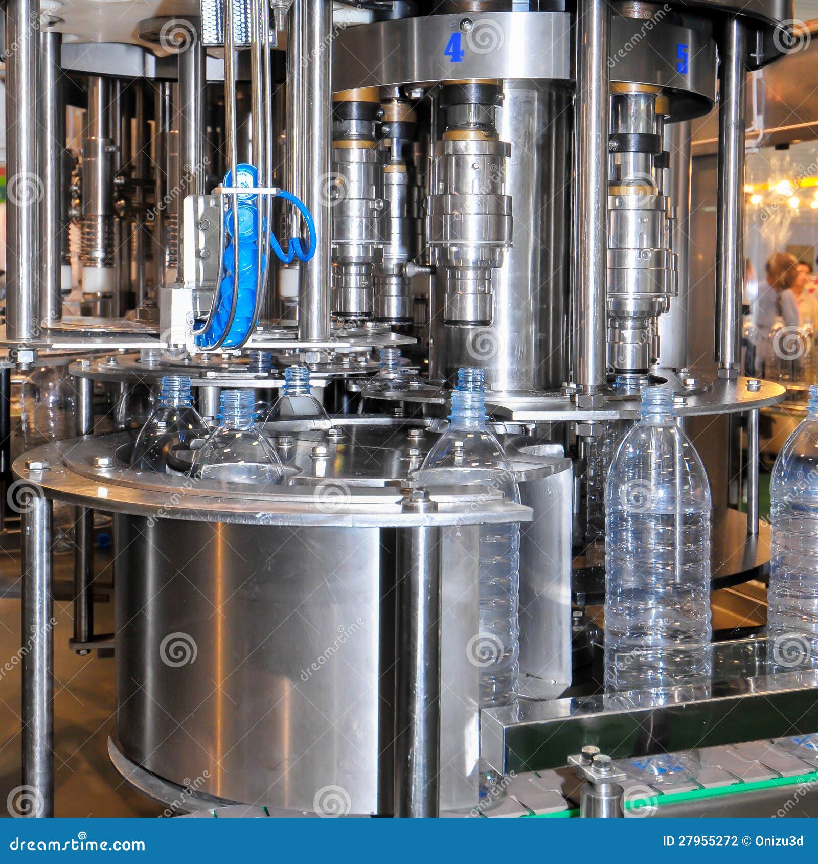 Drink Water Production Line in Industry Stock Photo - Image of business ...