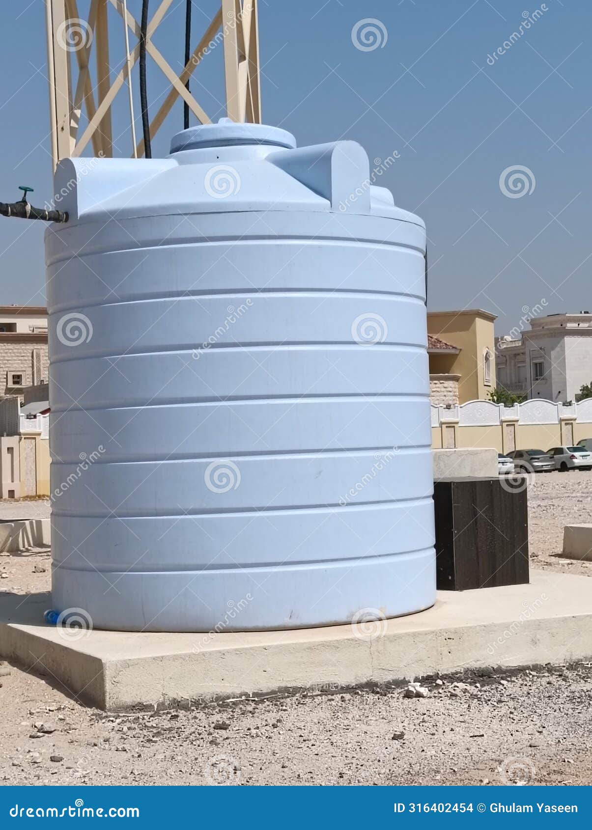Drink Water Tank Rayyan Qatar Stock Photo - Image of tank, rayyan ...