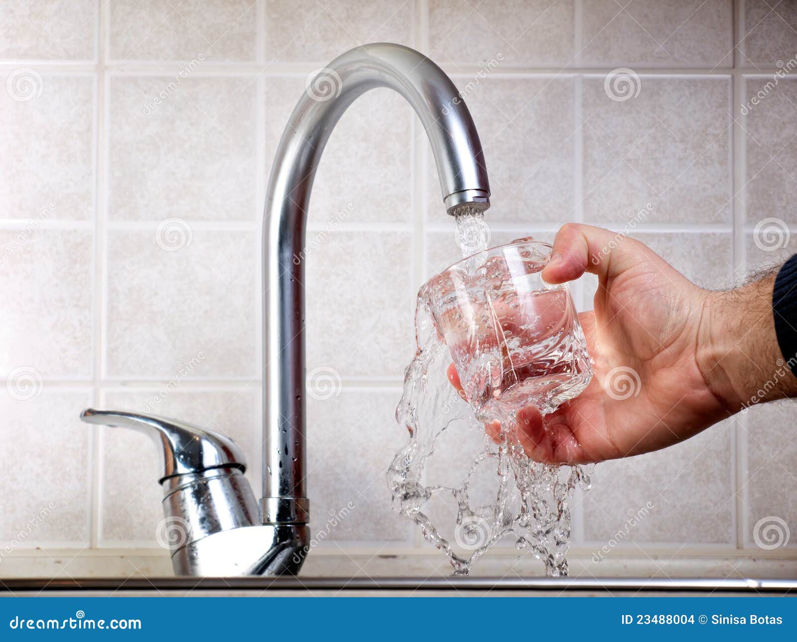 Drinkable water stock photo. Image of healthy, drop, glass - 23488004