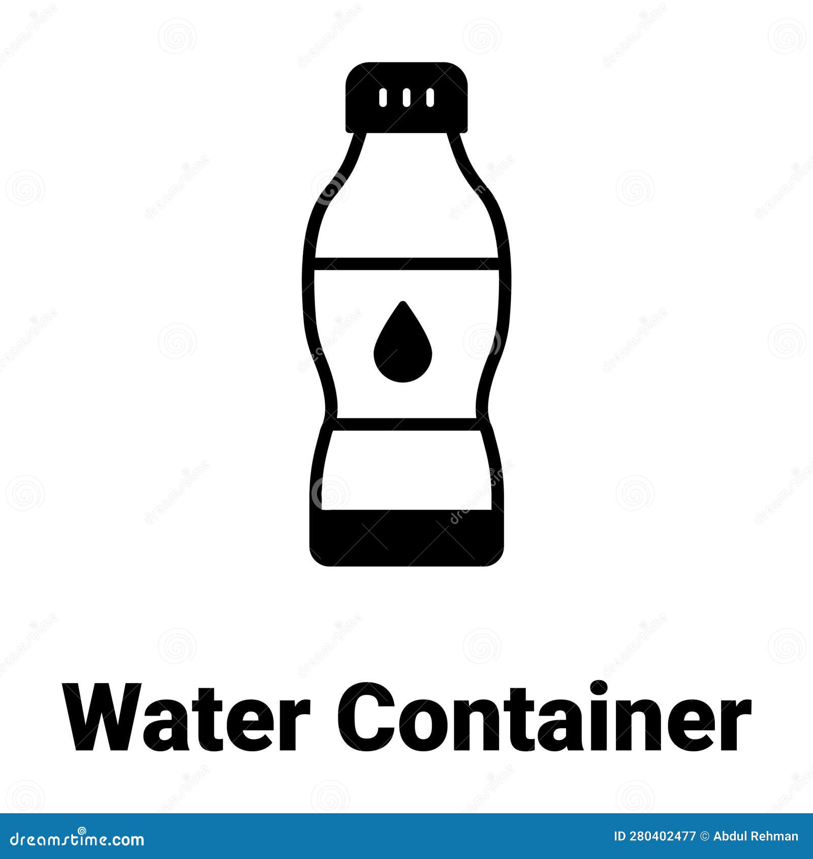 Drinkable Water Vector Icon Easily Modify. Stock Vector - Illustration ...