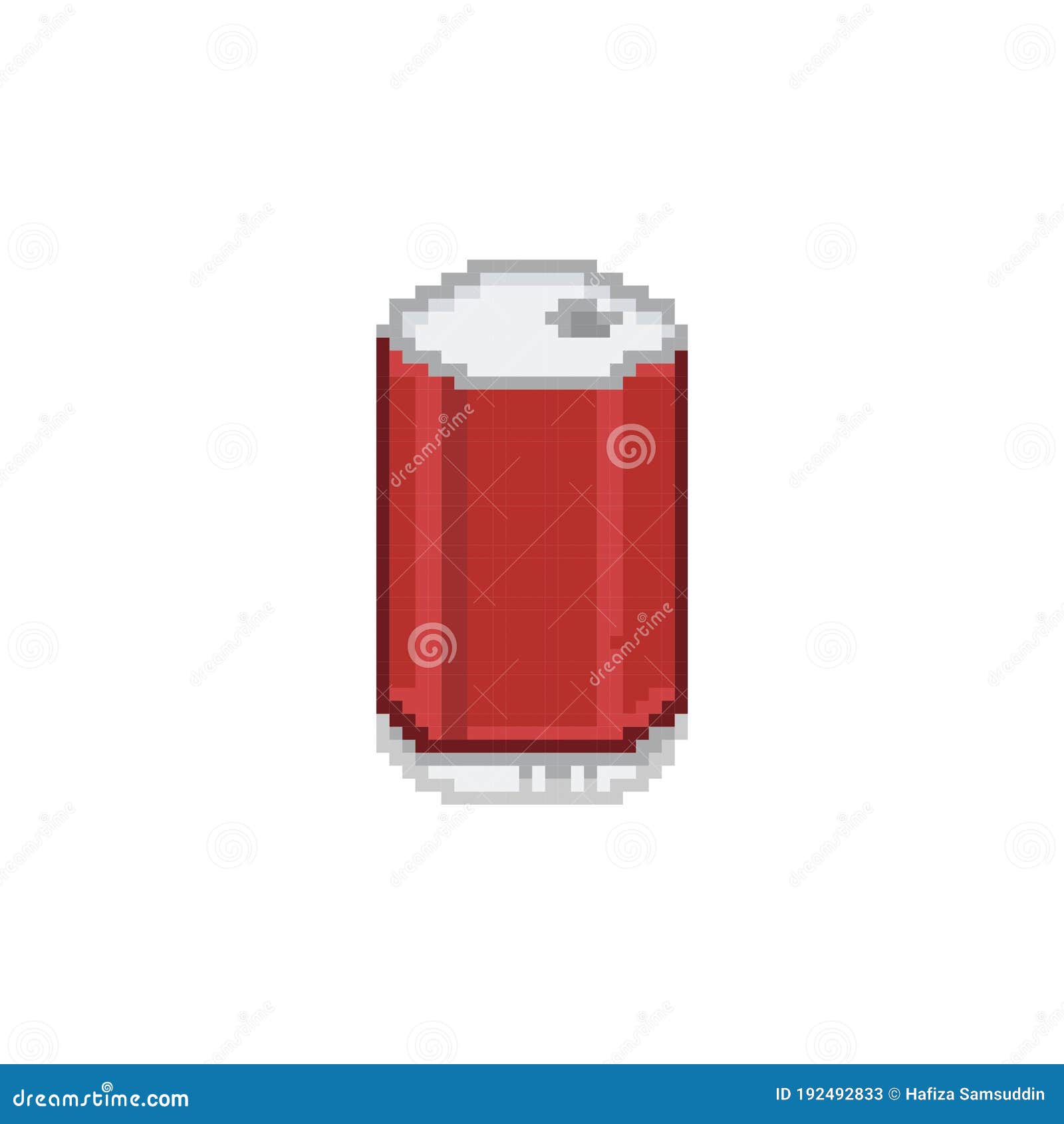 Drinking Can. Vector Illustration Decorative Design Stock Vector ...