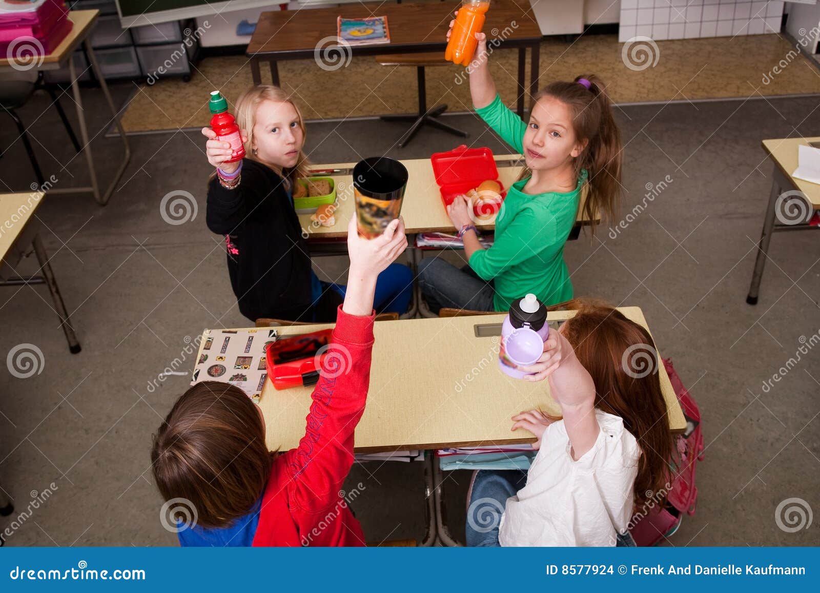 Drinking children stock photo. Image of children, girl - 8577924