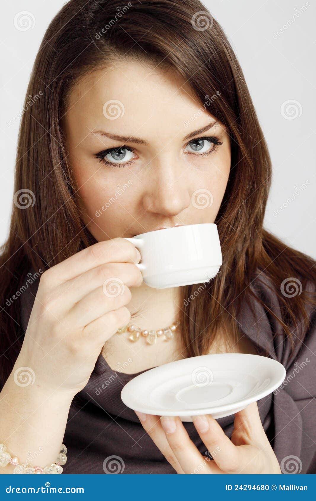 Drinking coffee stock photo. Image of food, closeup, cheerful - 24294680