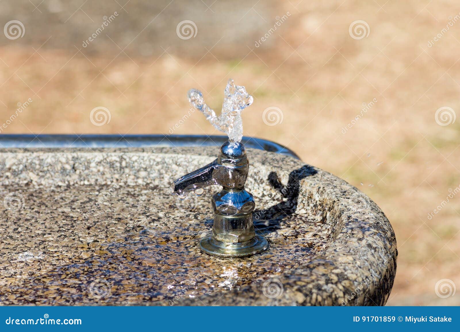 Drinking Fountain in a Park Stock Image - Image of park, outside: 91701859