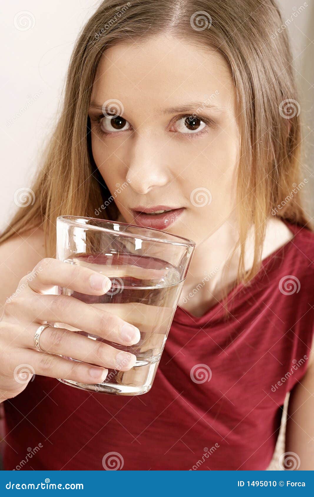 Drinking girl stock photo. Image of beverages, health - 1495010