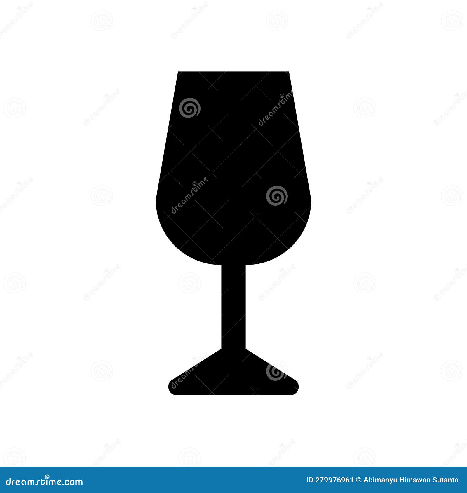 Drinking glass icon vector stock vector. Illustration of bocal - 279976961