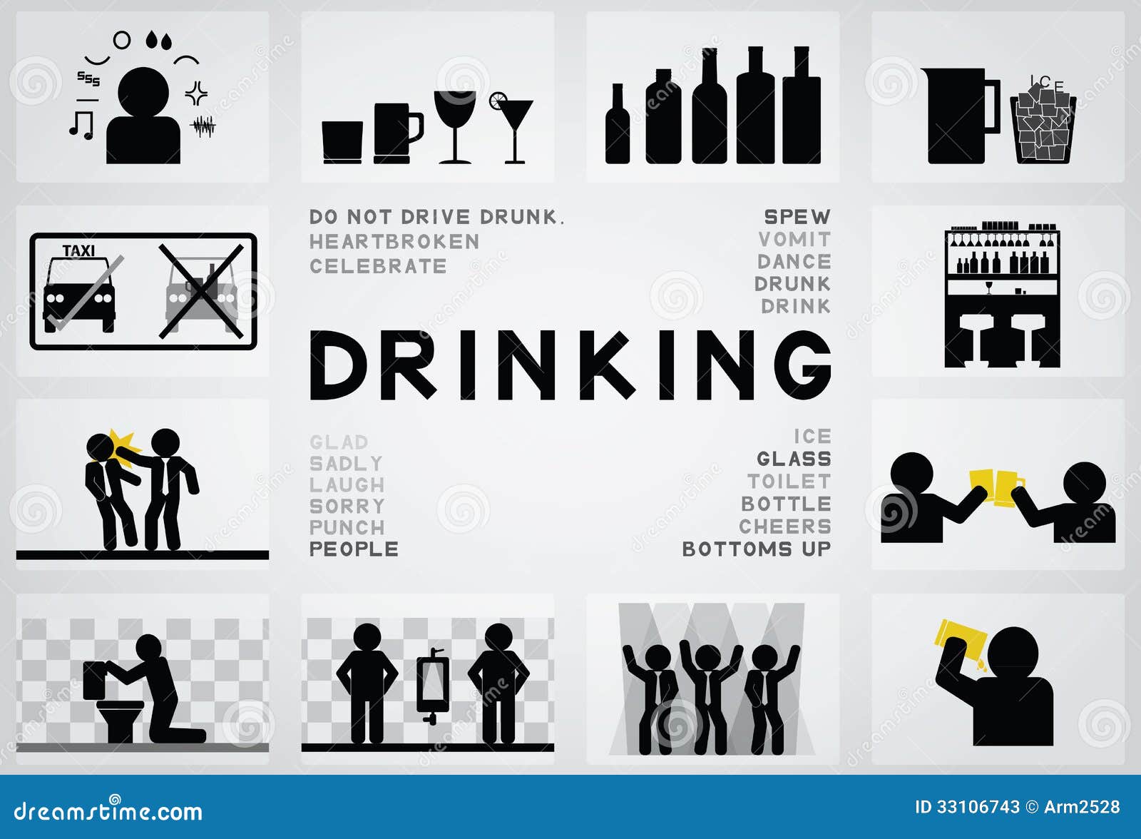 Drinking icon stock illustration. Illustration of laugh - 33106743