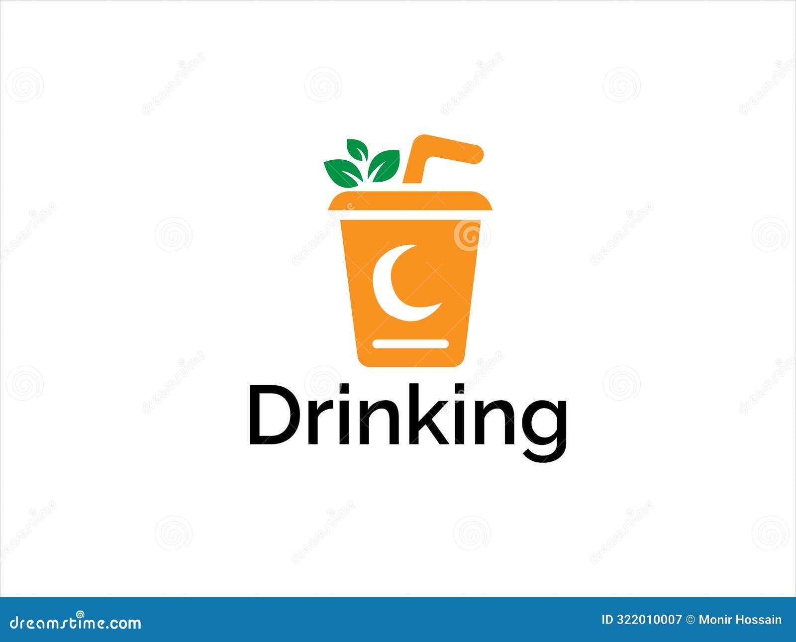 Drinking logo stock vector. Illustration of graphic - 322010007