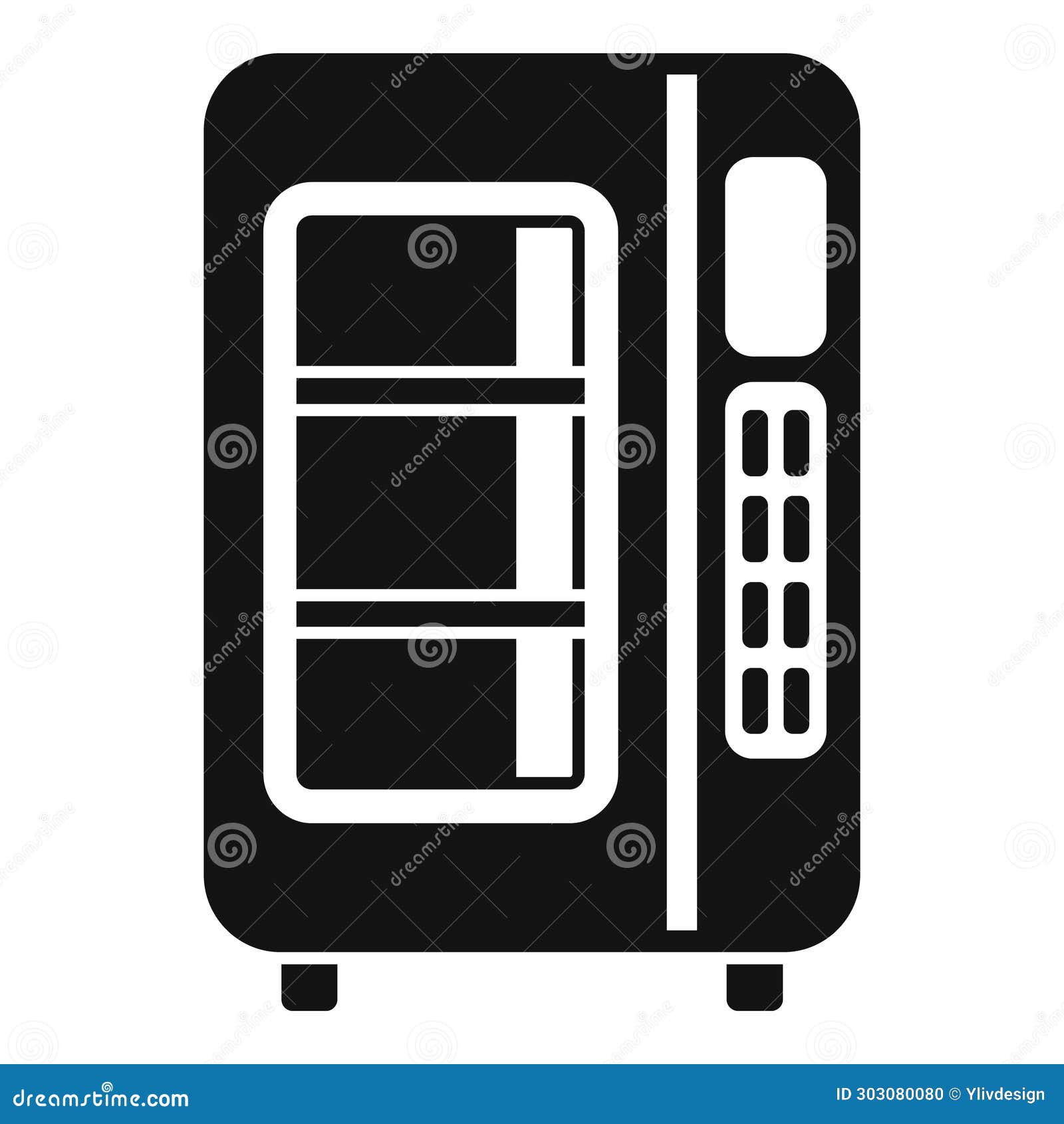 Drinking Machine in Shop Icon Simple Vector. Vessel Cooling Stock ...