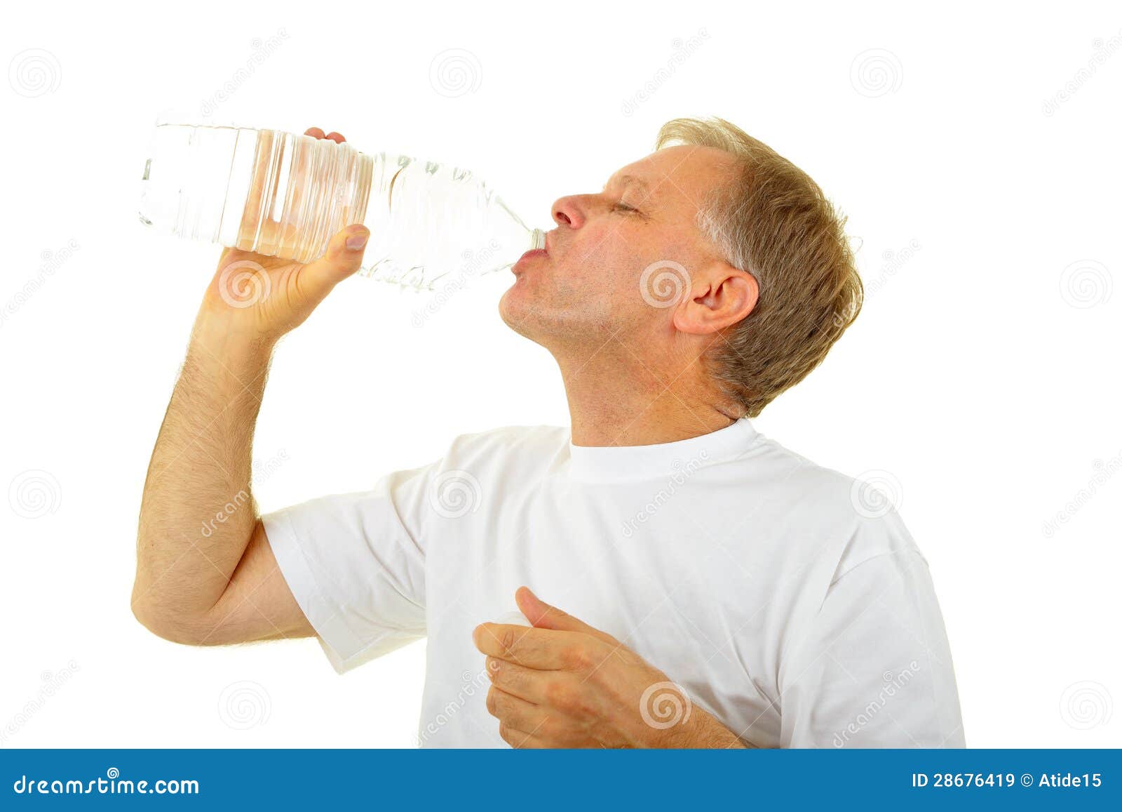 Drinking man stock image. Image of attractive, refresh - 28676419