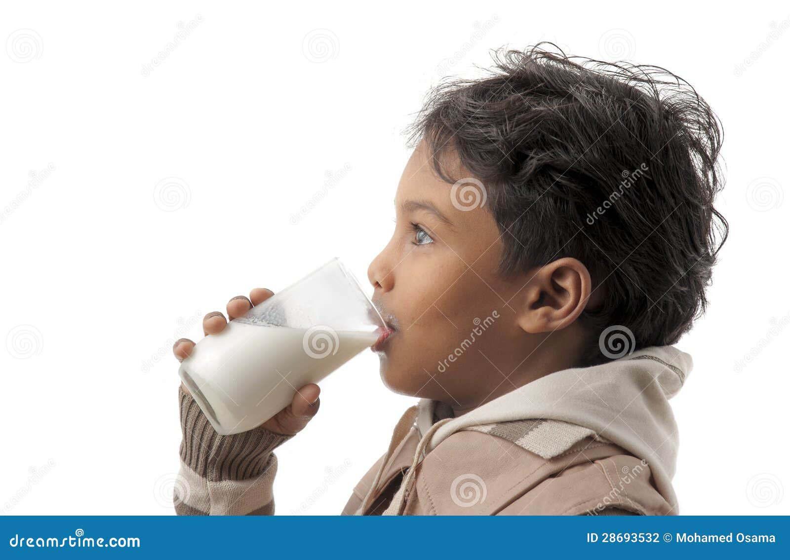 Drinking Milk stock photo. Image of happy, eating, cheerful - 28693532